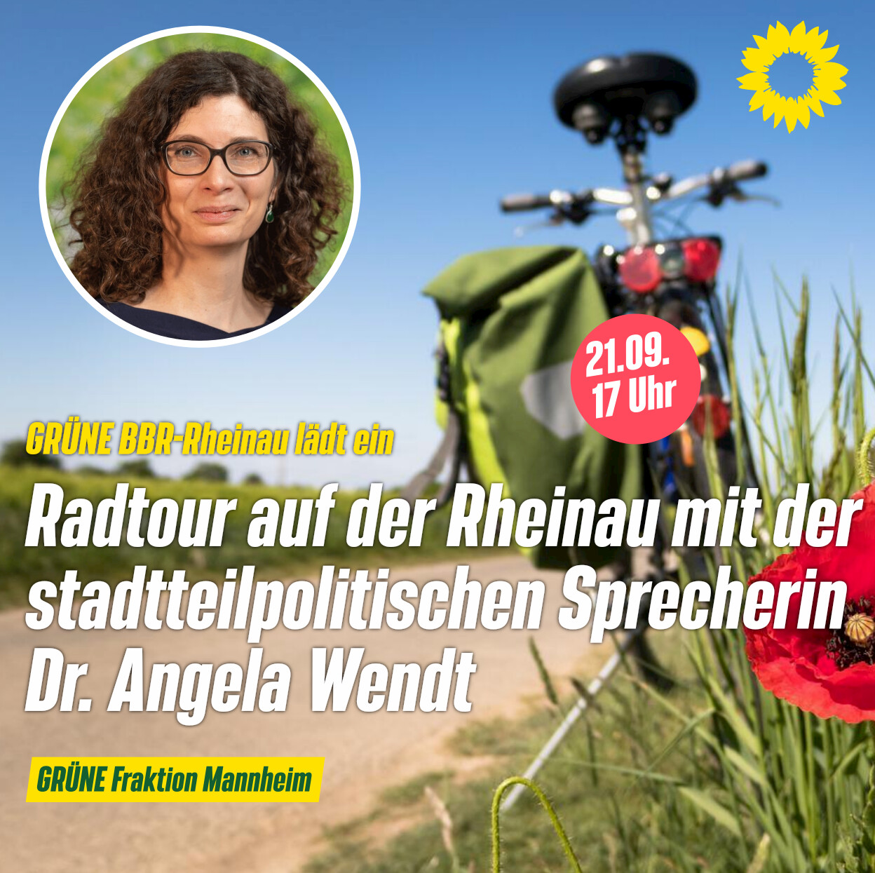 Radtour auf der Rheinau mit der stadtteilpolitischen Sprecherin Dr ...