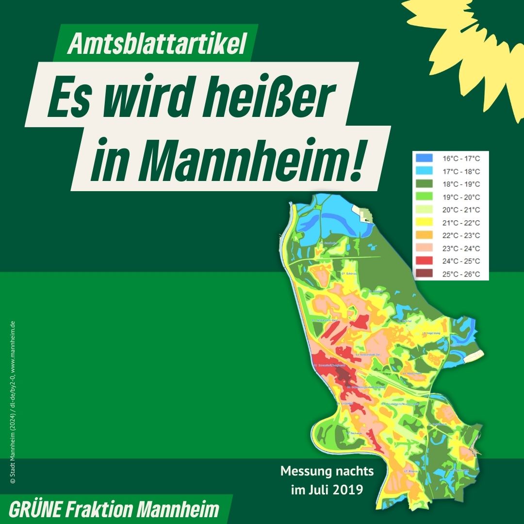 Es wird heißer in Mannheim! | Grüne Fraktion Mannheim